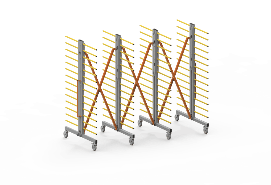Double-sided painting trolley SLP - Craftdrew